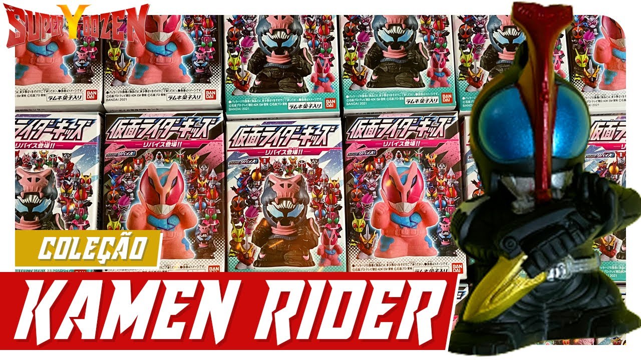 UNBOXING Coleção de KAMEN RIDER (Candy Toy) - PARTE 3 - YouTube
