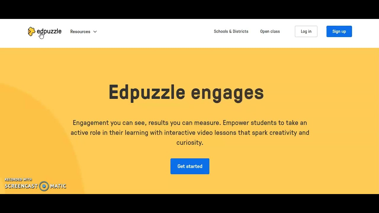 Getting Started with Edpuzzle: Registering/Logging-in - YouTube