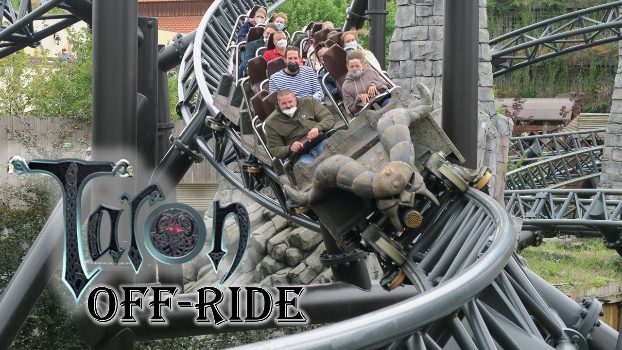 Taron Off-Ride Footage, Phantasialand Intamin Multi-Launch Coaster ...