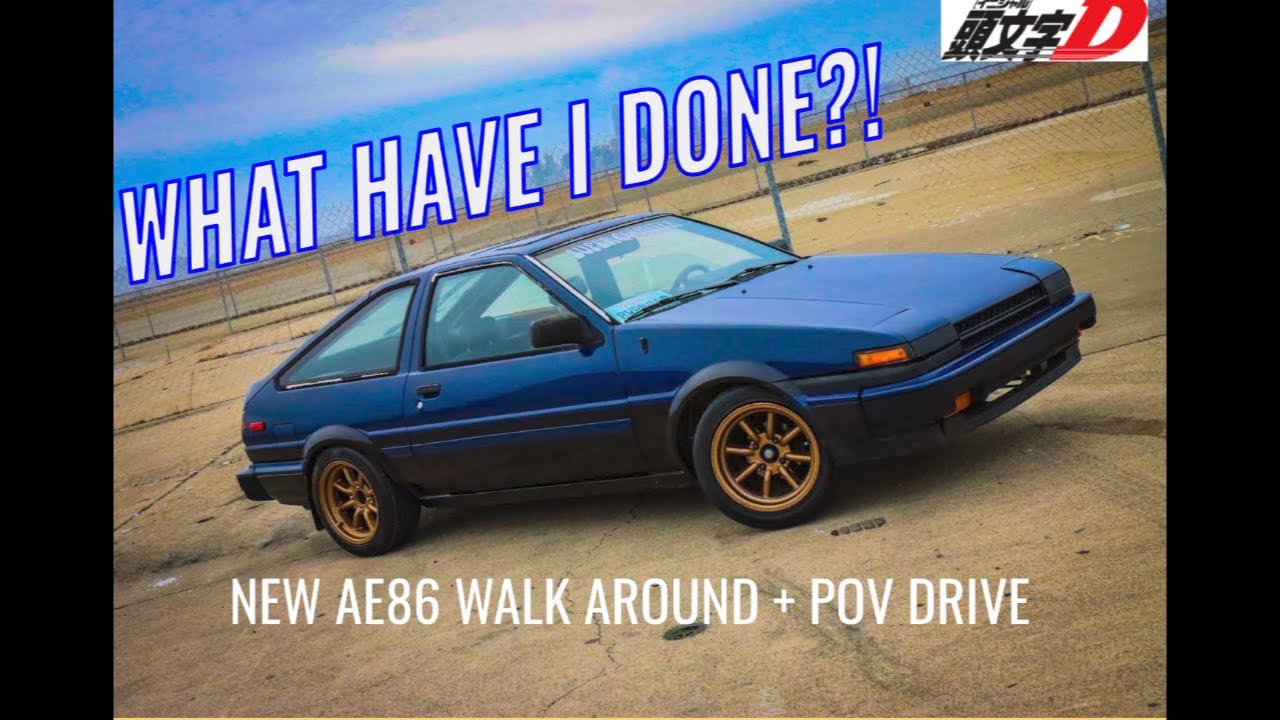 I GOT AN AE86?! Introducing the new AE86 with a WALK AROUND and POV ...