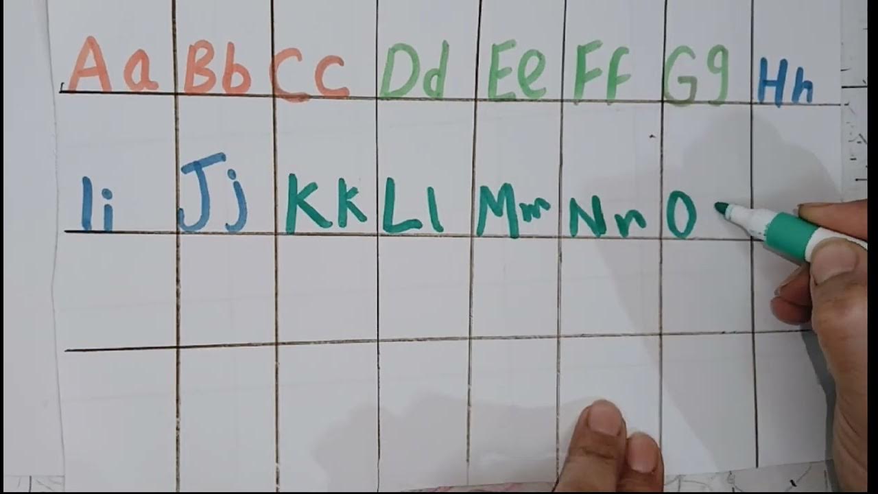 Alphabet abcd/Write Alphabet Letter/How to write alphabet letters/Small letter abcd/... - YouTube