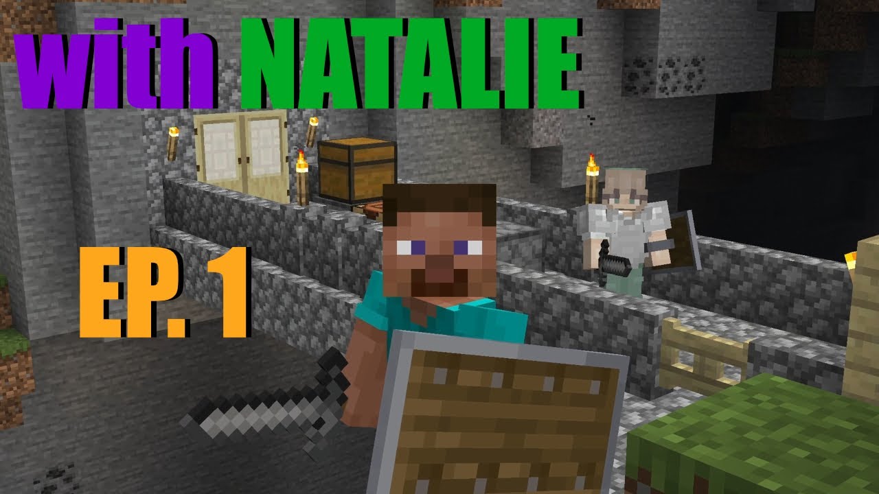 Disastrous First Night - Minecraft w/ Natalie [Ep. 1] - YouTube