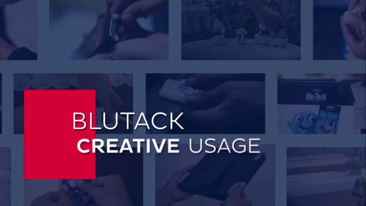 Blu Tack Creative Usage - YouTube