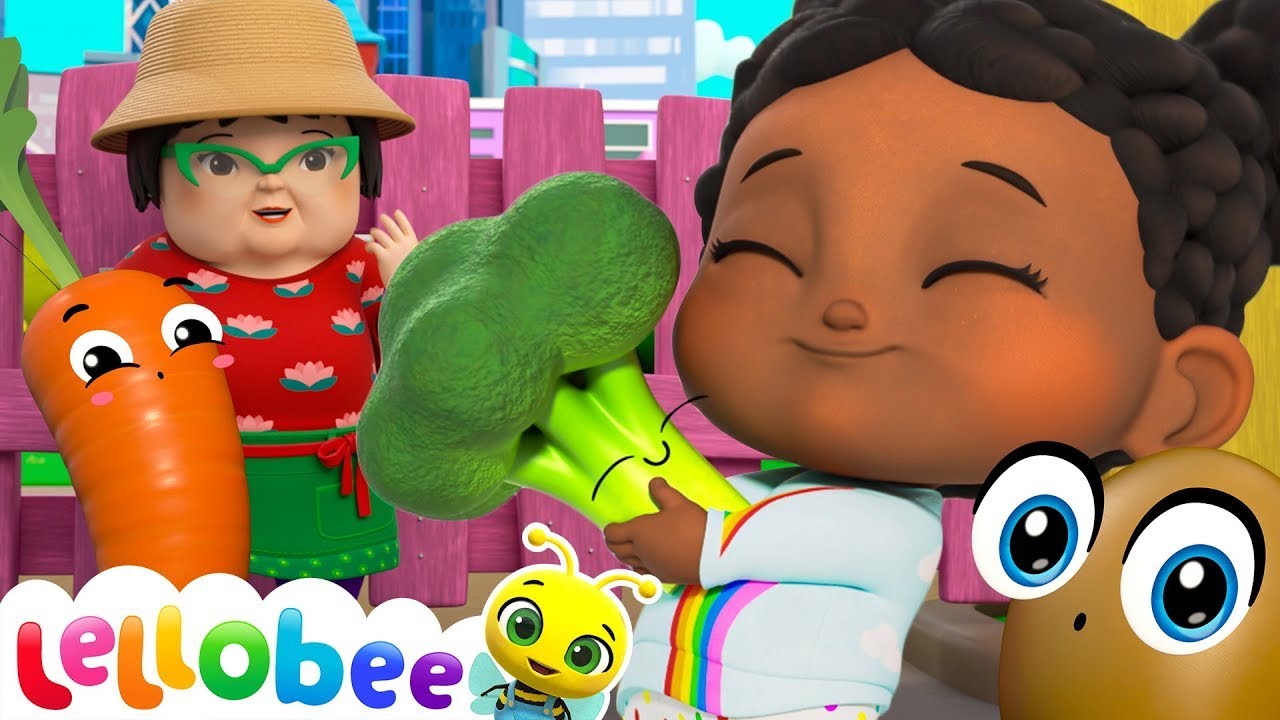 Yes Yes Vegetables Song - Lellobee City Farm | Kids Cartoons & Nursery ...