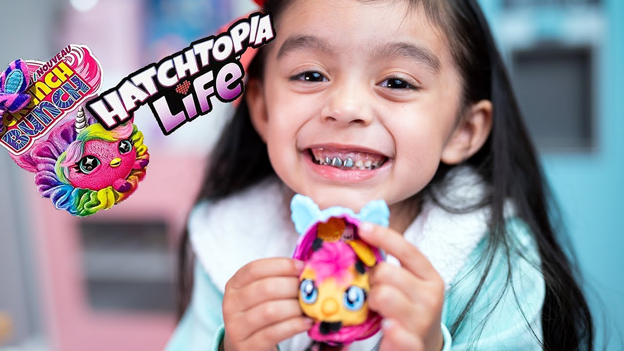 Unboxing a Hatchtopia Life Scrunch Bunch Surprise Egg | Isabellas Toy ...