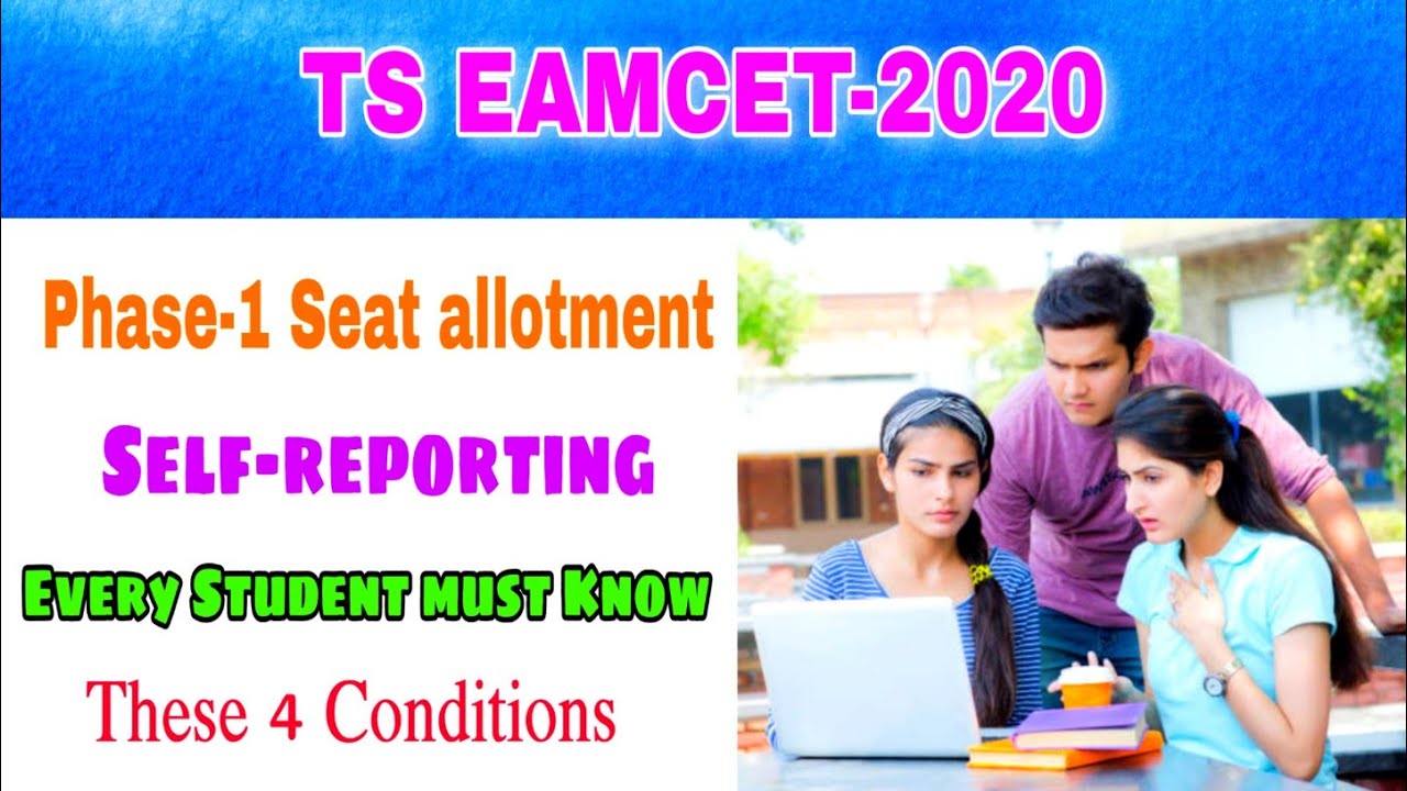 TS EAMCET-2021 Phase 1 Seat allotment full details||Fee Payment||Self ...