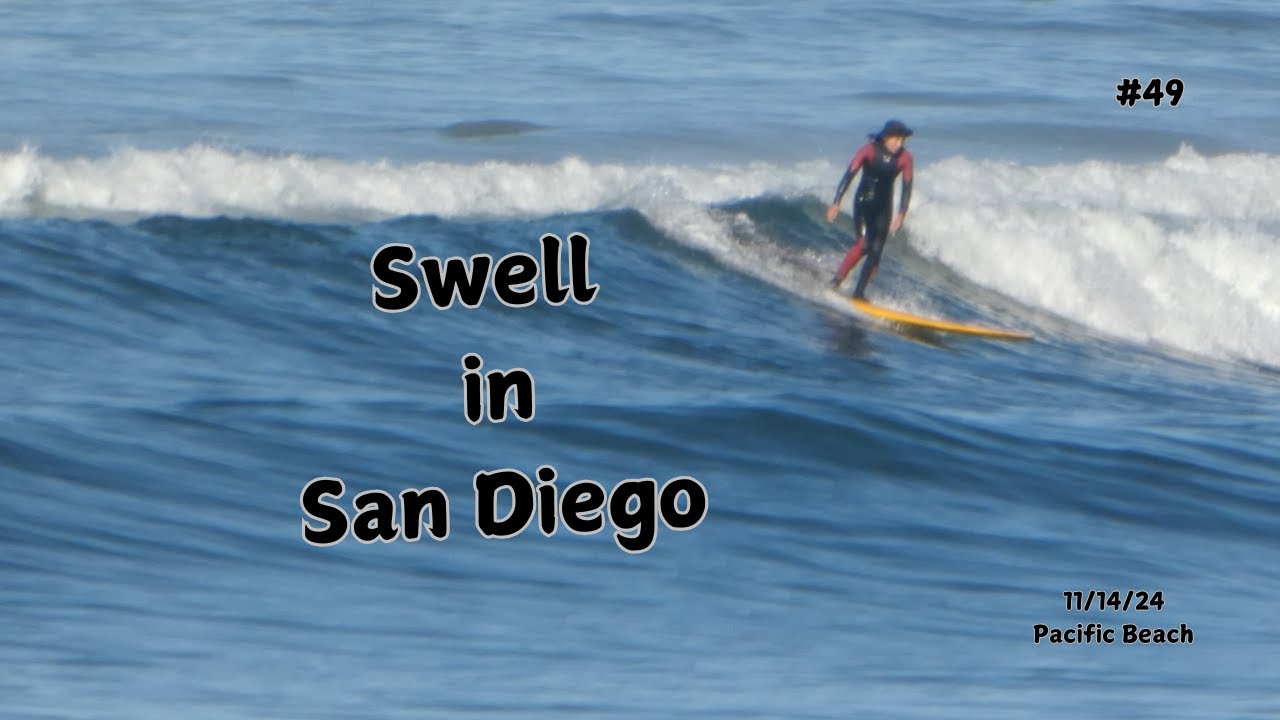 Pacific Beach Surf Sesh 11/14/24 - San Diego - California [ Long Life #49 ] - YouTube
