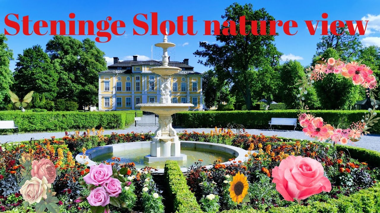 Steninge Castle /Steninge Slott beautiful nature Palace garden view ...