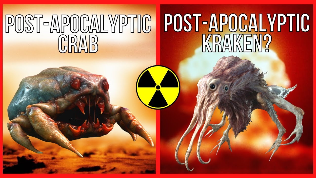 Sea Creatures after Nuclear War | Post Apocalyptic Kraken, Blue Whale ...