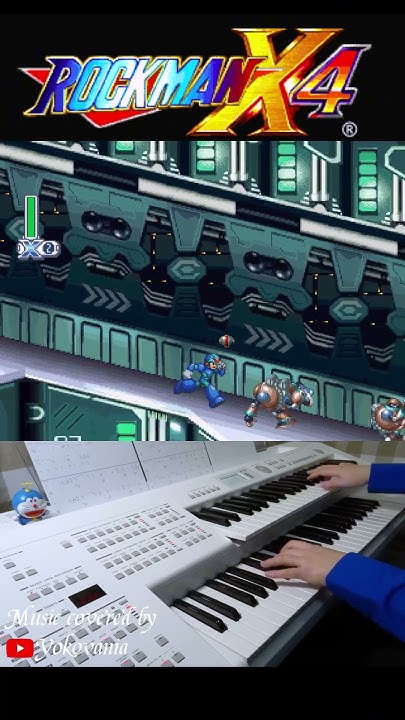 X Opening Stage - MegaMan x4 #megaman #rockman #ロックマン #electone #music #エレクトーン #games #piano #双排 ...