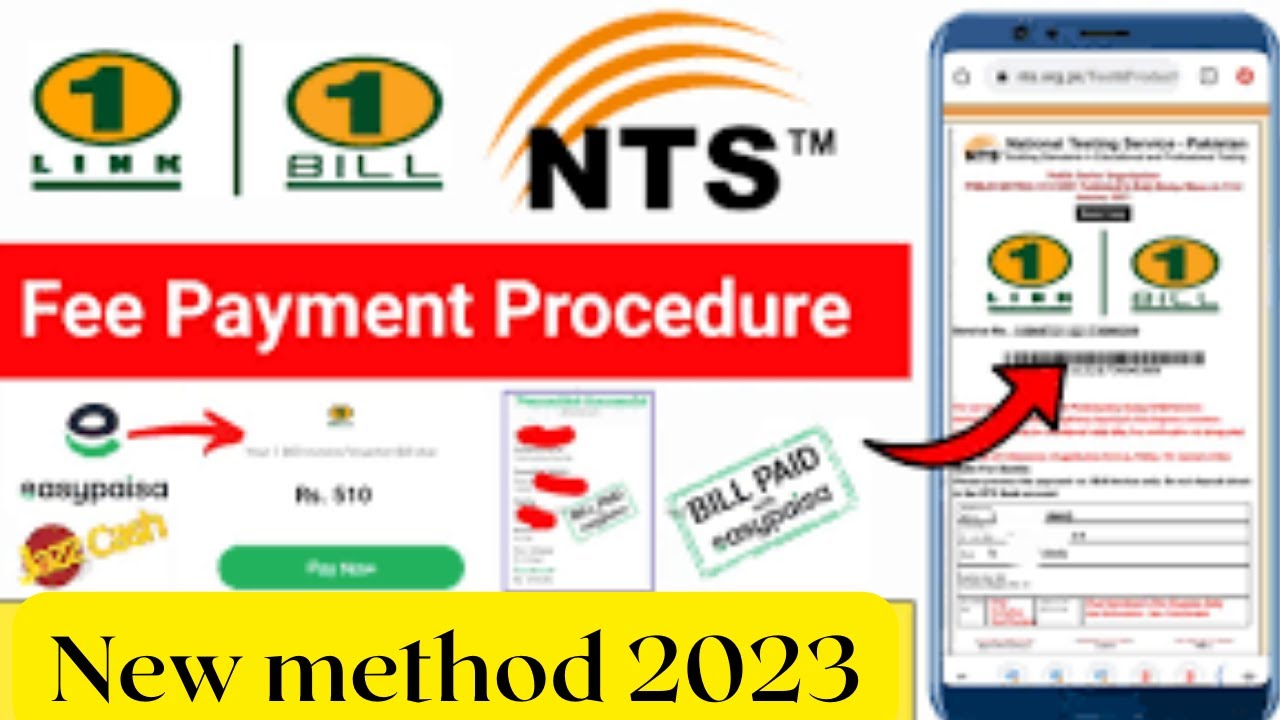How to submit fee for any post on NTS through Easypaisa 💸 NTS Fee ...