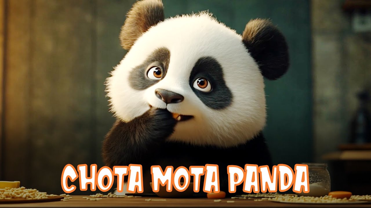 Chota mota Panda, छोटा मोटा पांडा, Hindi Cartoon Song and Baby Videos ...