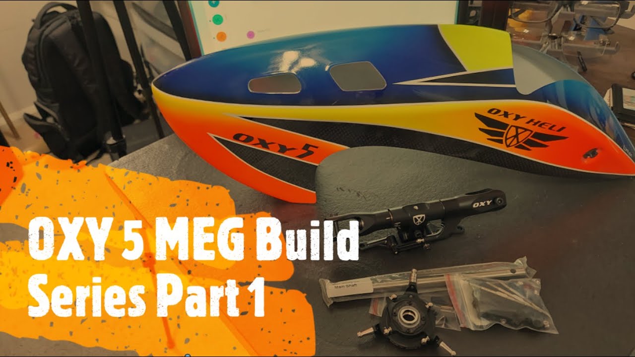 OXY 5 MEG Build - Rotor and Swash Assembly Part 1 - YouTube