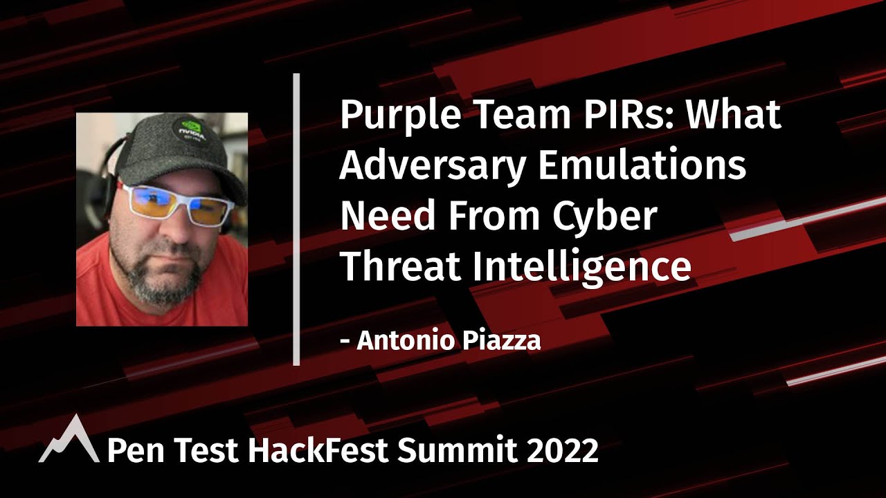 Purple Team PIRs: What Adversary Emulations Need From Cyber Threat ...