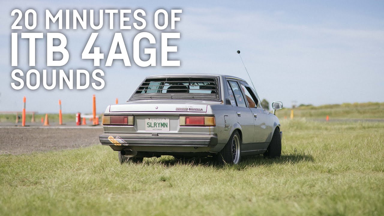 20 Minutes of ITB 4AGE Noises and KE70 Skids - YouTube