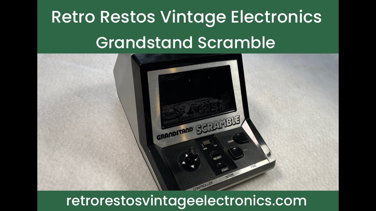 Grandstand Scramble For Sale. Vintage Electronic Game. VFD Retro Game ...