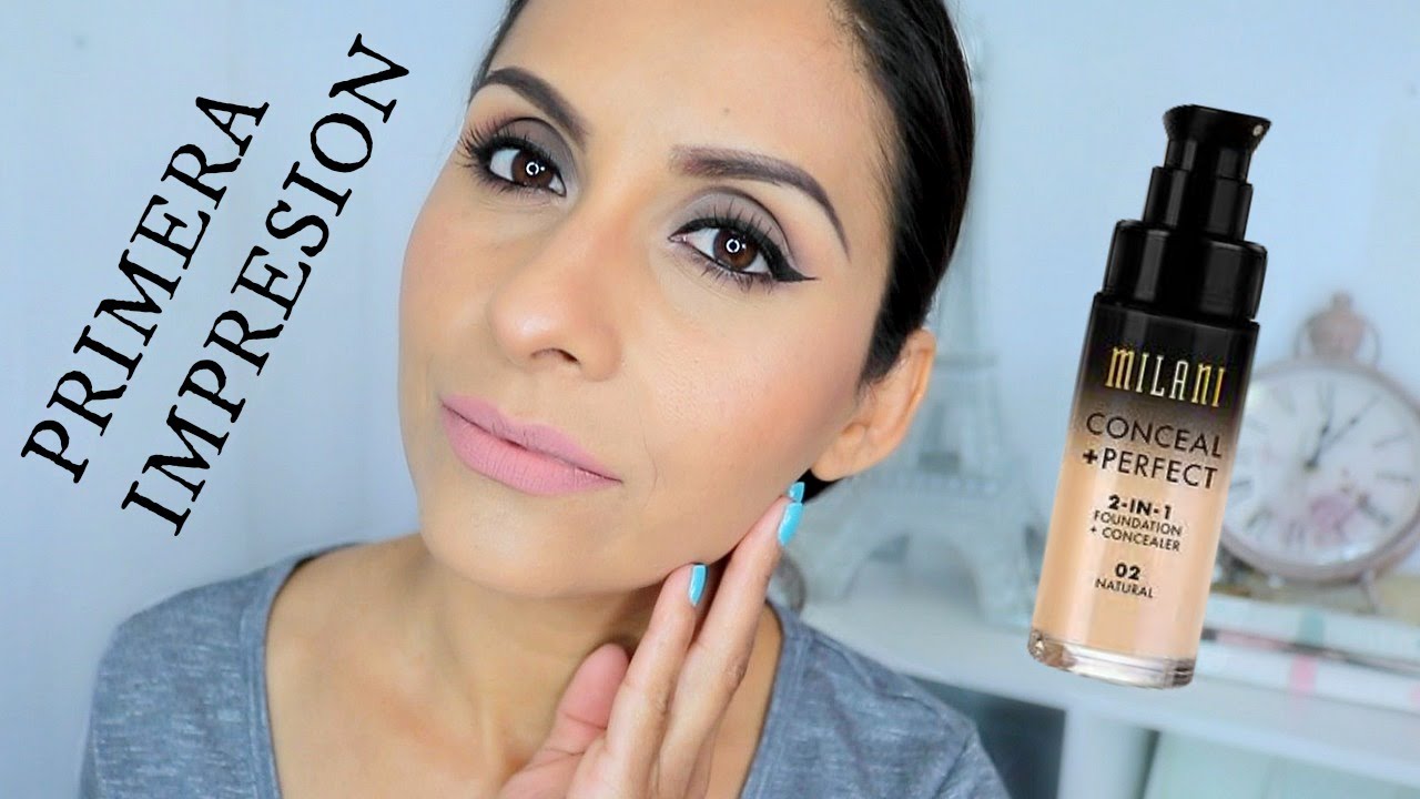 MILANI CONCEAL + PERFECT 2-in-1 (Primera Impresion ) - YouTube