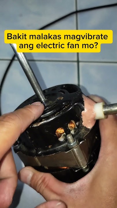 PAANO AYUSIN ANG MALAKAS NA VIBRATION NG ELECTRIC FAN #electricfanrepair #repair #electricfan # ...