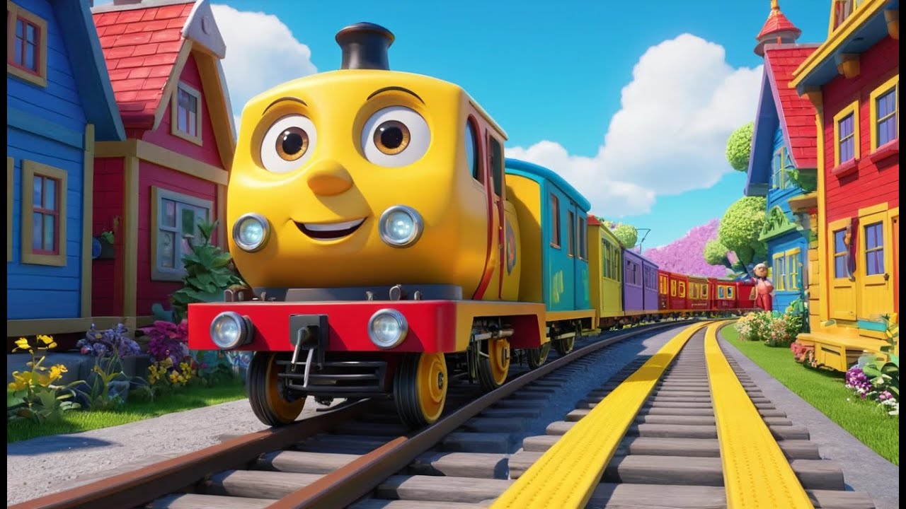 Choo Choo! The Train on the Track | Train Song for Toddlers | Fun ...