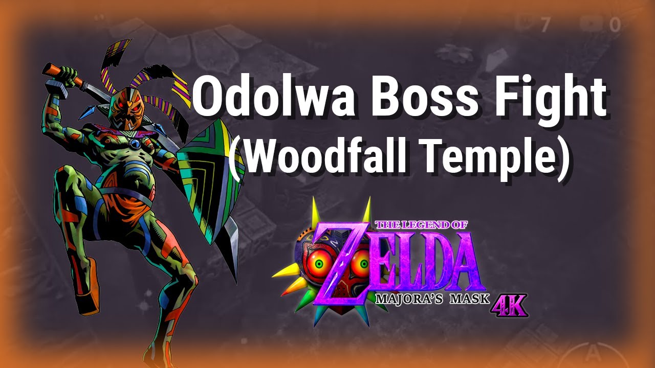 Legend of Zelda Majora's Mask 4K Boss Battle: Odolwa | Livestream # ...