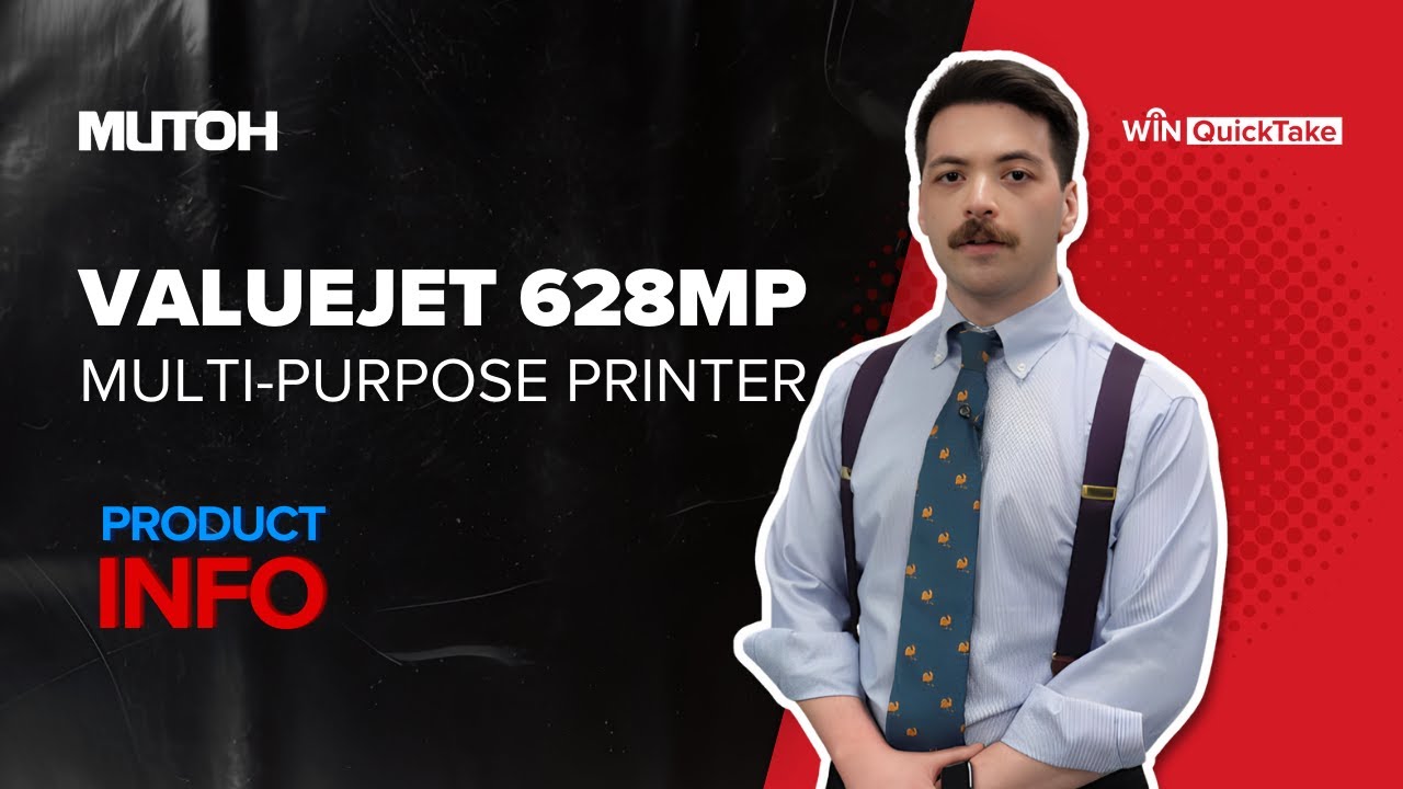 MUTOH ValueJet 628MP Multi-Purpose Printer for Packaging. - YouTube