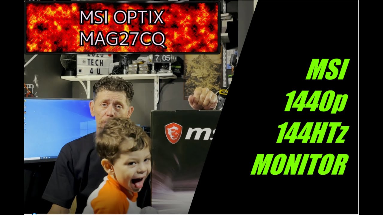 MSI OPTIX MAG27CQ Unbox/assembly/review A monitor for gamers and ...