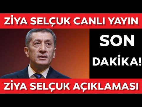 Ziya Selçuk CANLI YAYIN! SON DAKİKA! ziya selçuk açıklama!