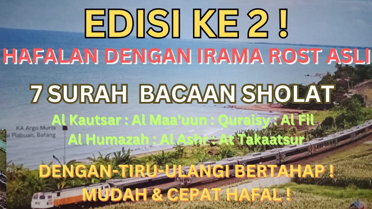 HAFALAN MUDAH CEPAT & IRAMA ROST ASLI UNTUK HAFALKAN 7 SURAH BACAAN ...
