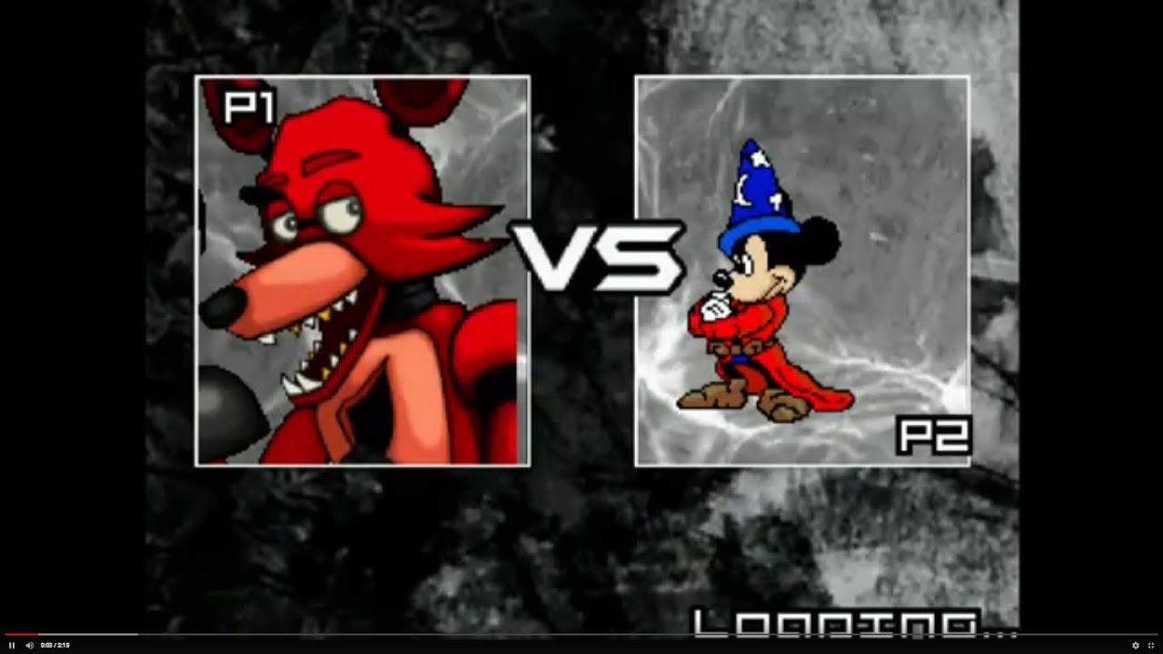 Foxy (Five Nights at Freddy's) Vs. Mickey Mouse (Disney) | REQUEST ...