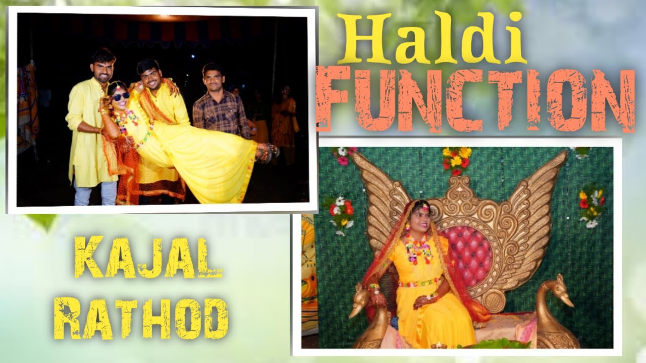 kajal rathod Haldi function in ranadive nagar Adilabad - YouTube