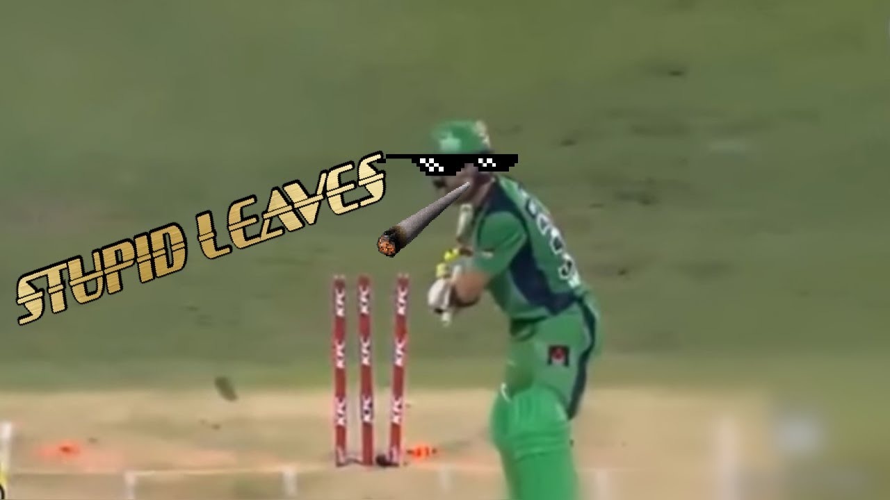 STUPID LEAVES IN CRICKET HISTORY - YouTube