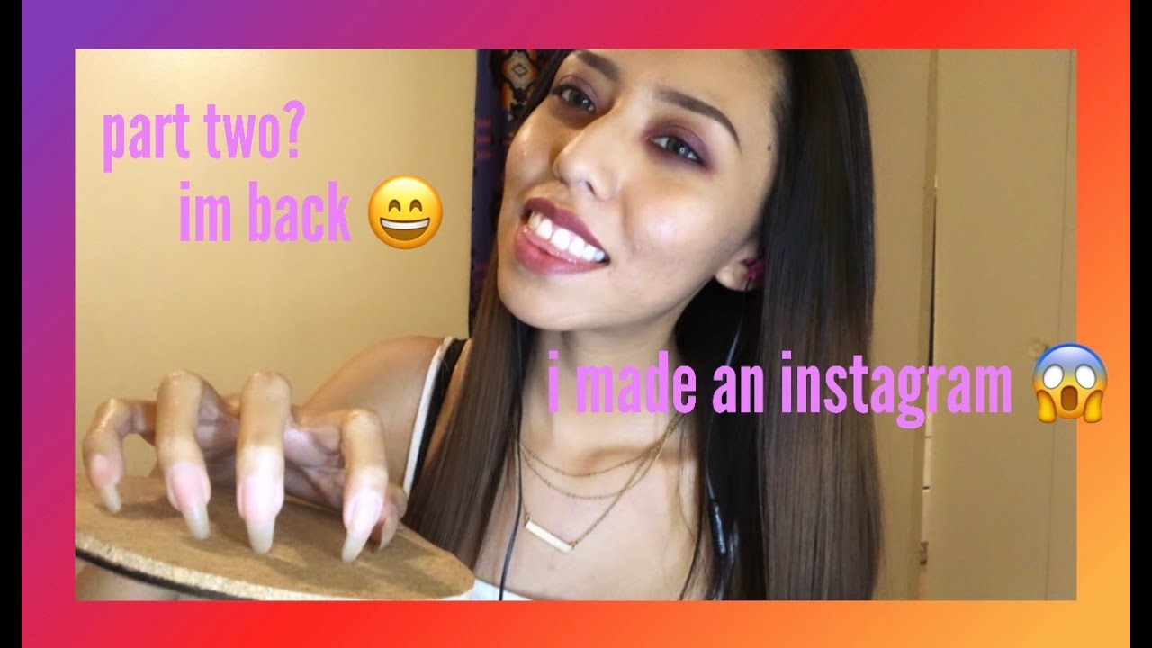 ASMR more long nail tapping and scratching - YouTube