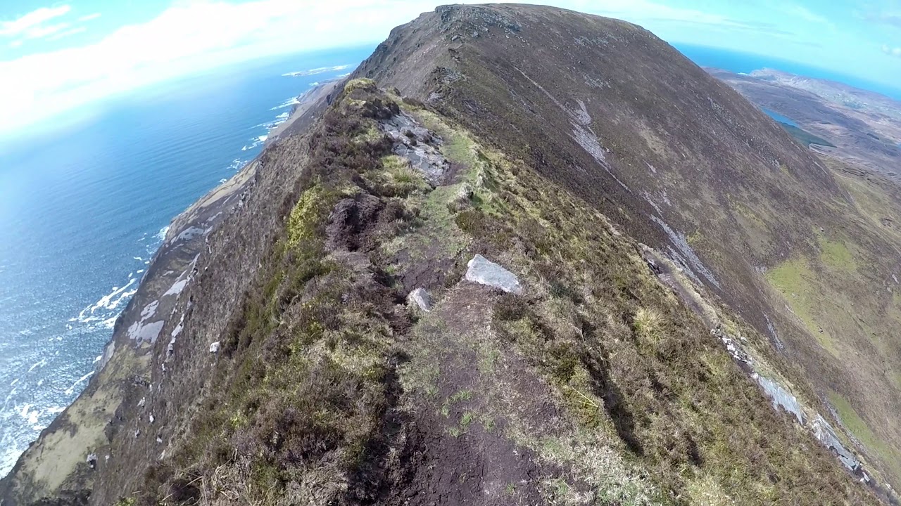 Slieve League (one man's path) 4K highlights Ireland - YouTube