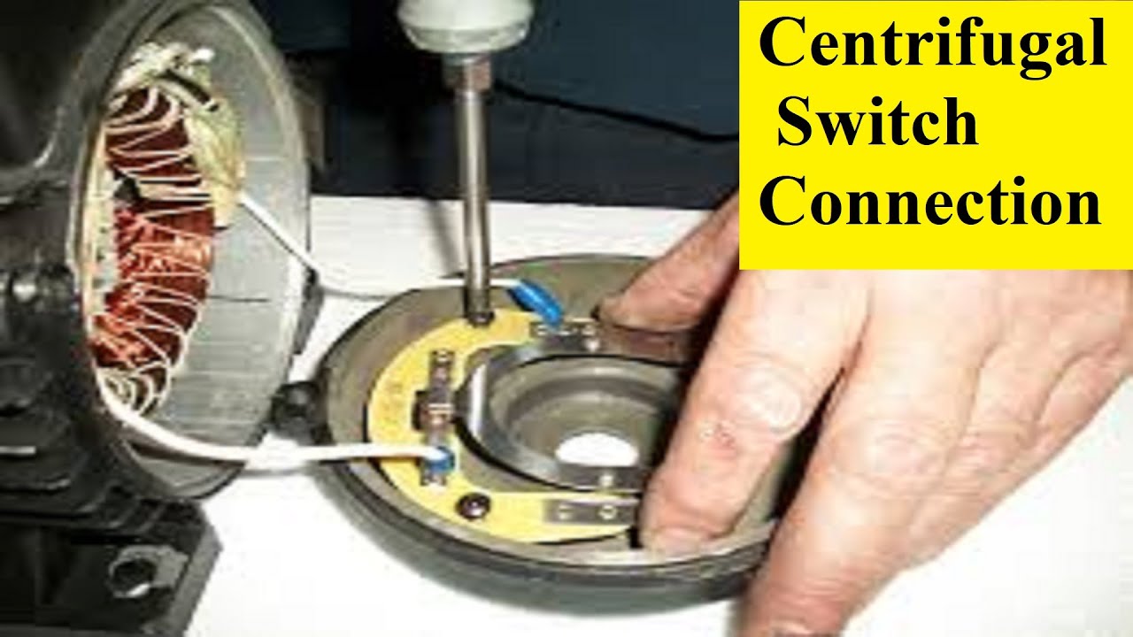 Centrifugal switch connection. - YouTube