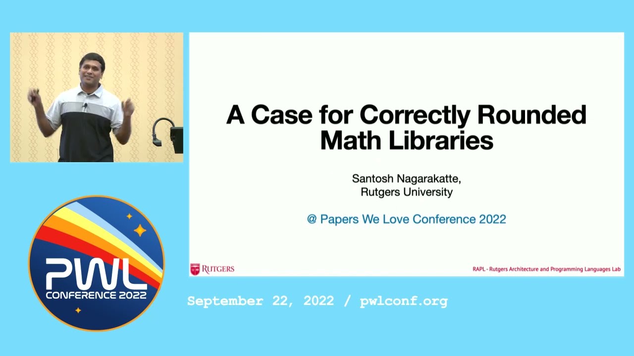 A Case for Correctly Rounded Math Libraries - YouTube