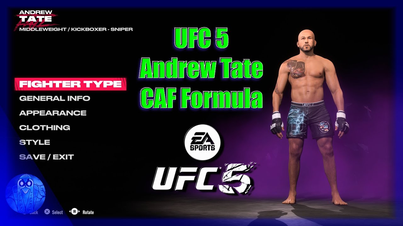 UFC 5 | Andrew Tate CAF Formula - YouTube