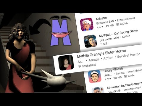 TRYING FUNNIEST horror game @mythpat horror game - YouTube