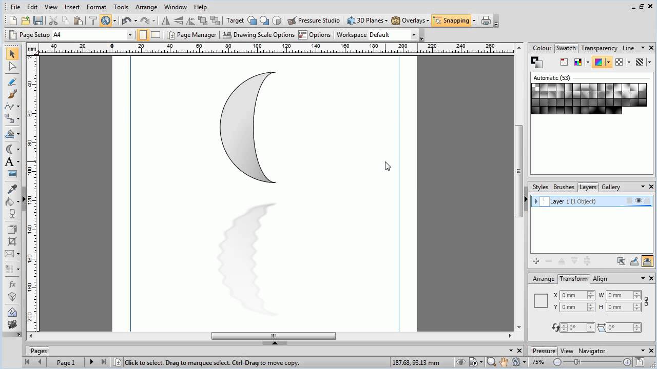 Serif drawplus x6 write on a path - earthwes