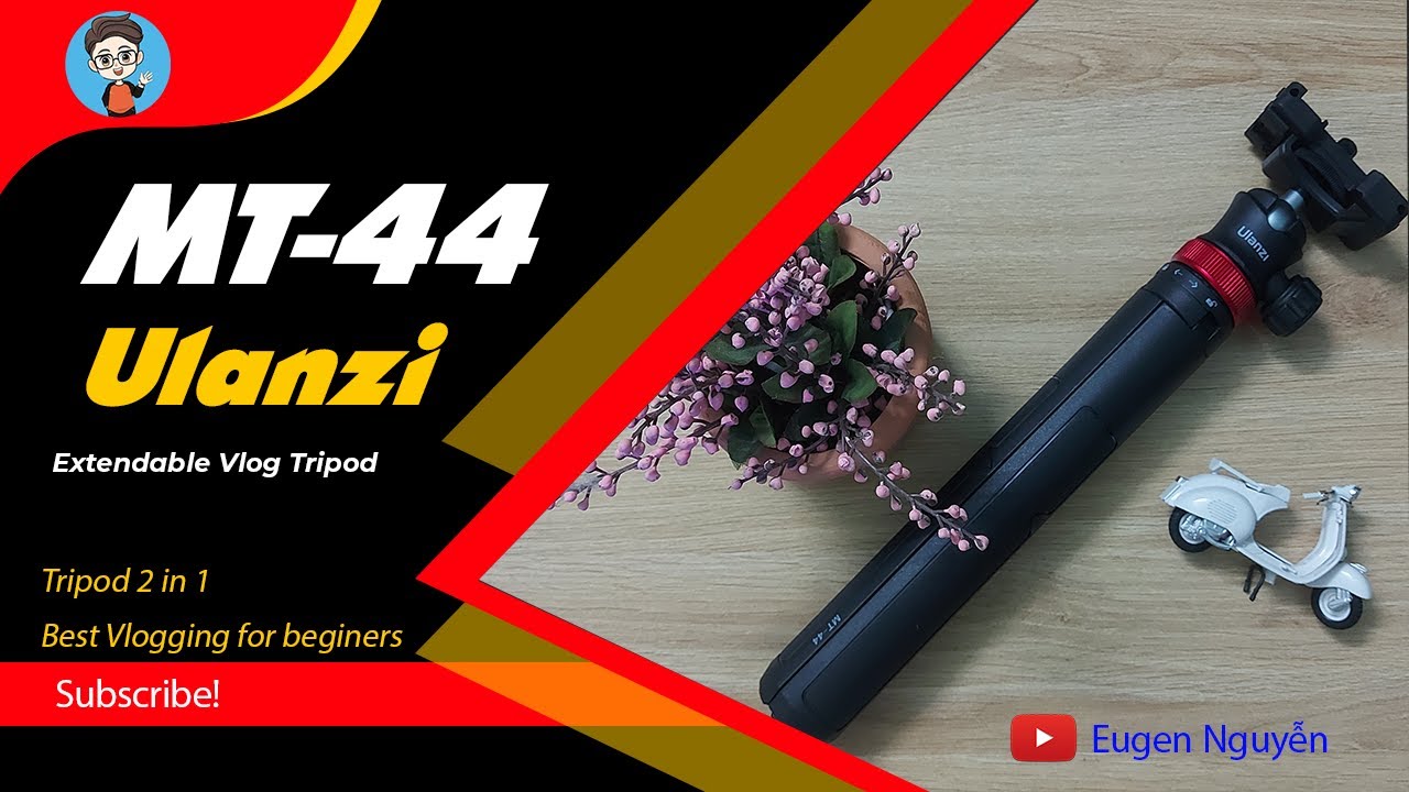 Ulanzi MT44 Tripod đa năng tốt nhất Unboxing and Review Extendable Vlog ...