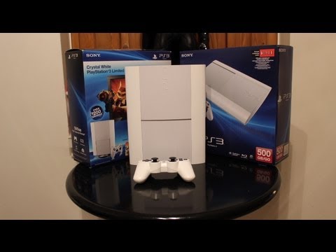 Unboxing Crystal White PlayStation 3 Limited Edition Bundle - YouTube
