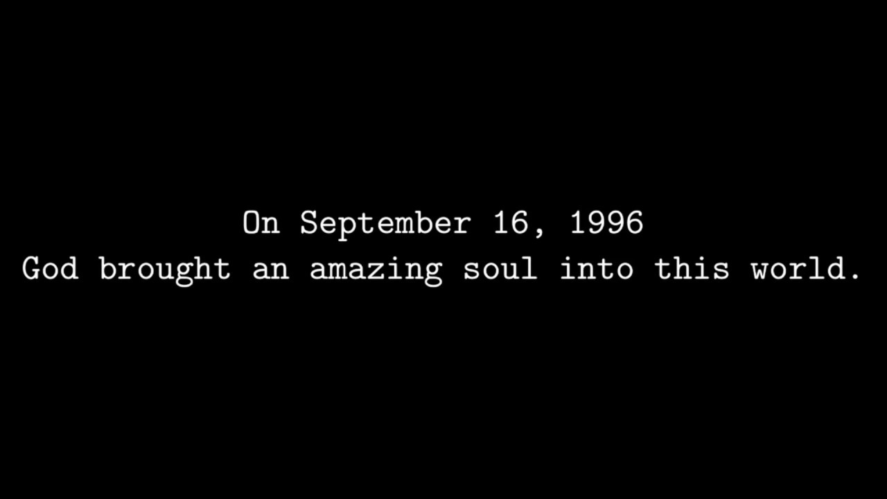 September 16, 1996. - YouTube