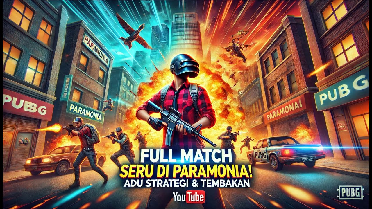 Full Match Seru di Paramonia! Adu Strategi & Tembakan | PUBG - YouTube