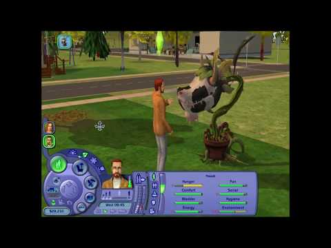 Cowplant eat Daniel Pleasant (sims 2 Vore)