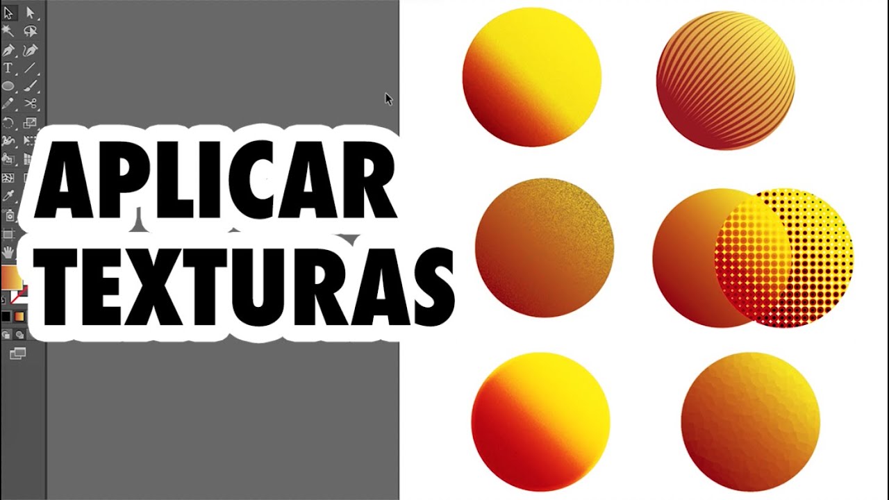 Illustrator - CÓMO APLICAR DIFERENTES TEXTURAS - Aprende a diseñar con ...