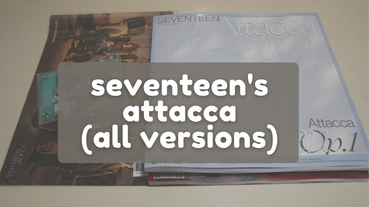 💿 Kpop Unboxing: Seventeen's Attacca (All Versions) #SEVENTEEN - YouTube