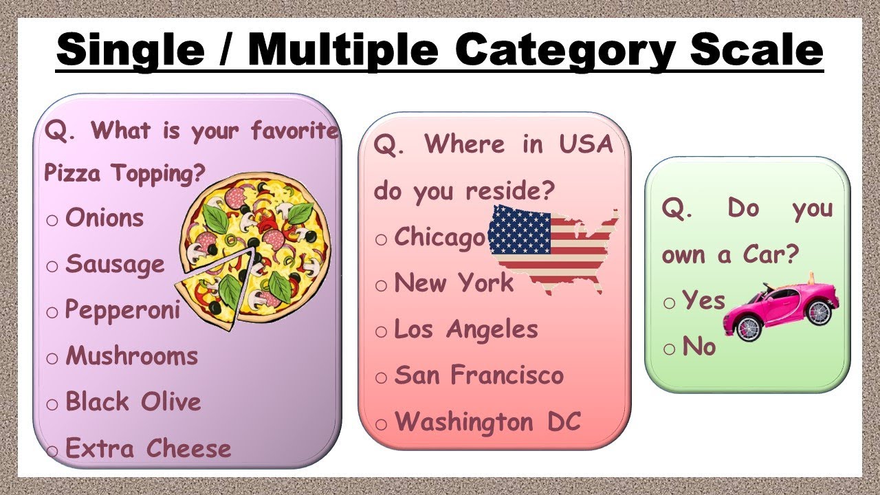 Multiple Category Scale | मल्टीप्ल केटिगरी स्केल | Quickest and Easiest ...