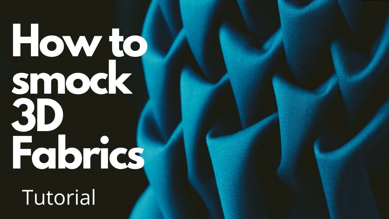 Fabric Smocking Tutorial: Learn the Arrow Pattern with Dominika - YouTube