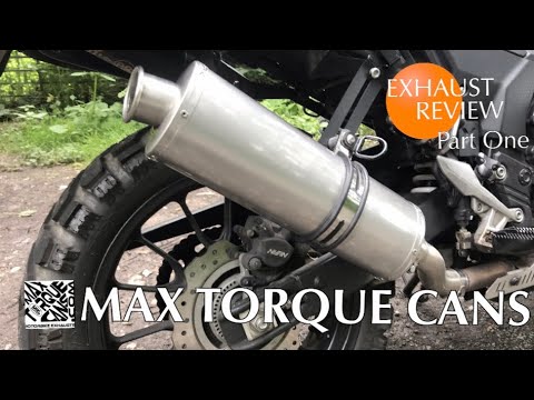 Max Torque Cans Exhaust Review - YouTube