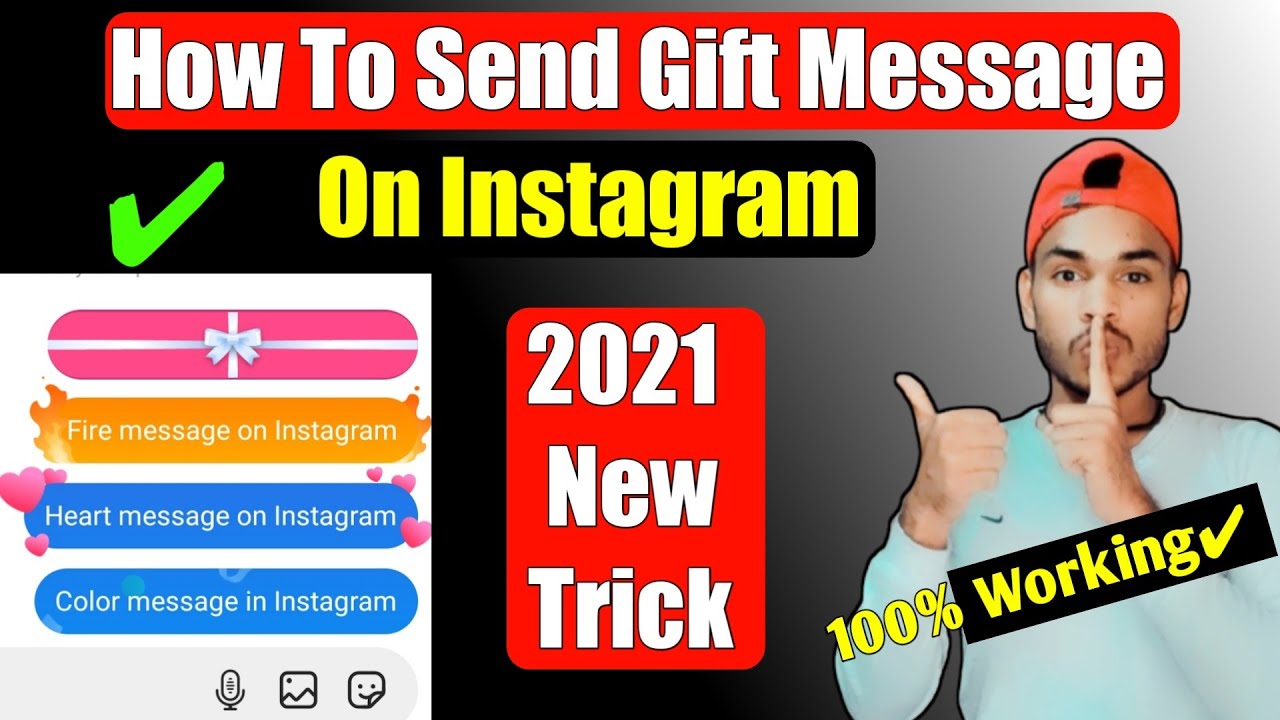 How To Send Gift Message On Instagram || Gift Message Enable Kaise Kare ...