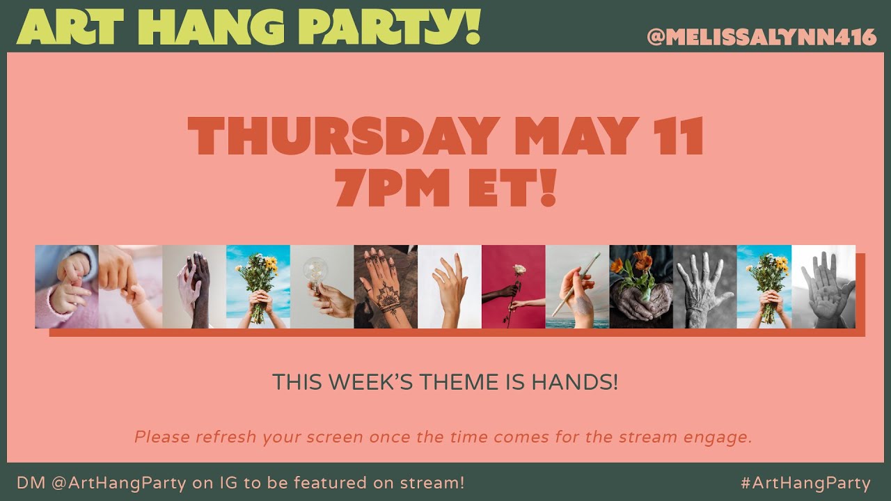 ART HANG PARTY! ️ Let's Draw HANDS! 👋 - YouTube